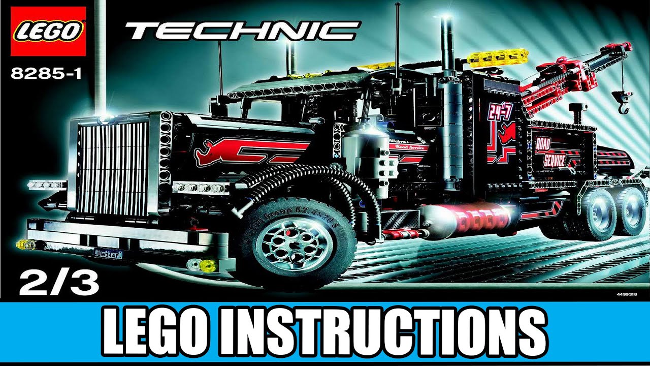 LEGO Instructions - Technic - 8285 - Tow Truck (Book 2) - YouTube