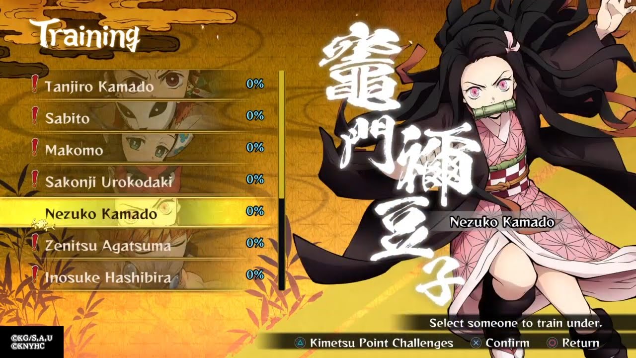 Nezuko's training. Demon Slayer -Kimetsu no Yaiba- The Hinokami ...