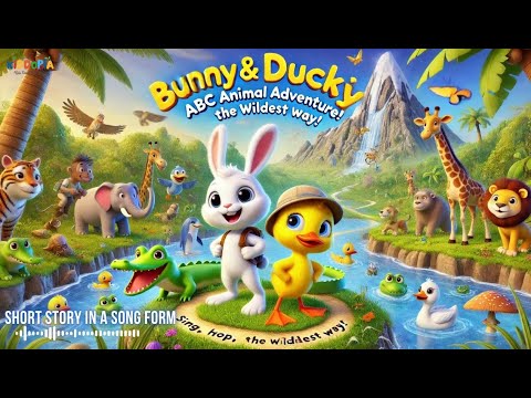 🐰🦆Bunny & Ducky’s ABC Animal Adventure Song | Learn Alphabet with ...