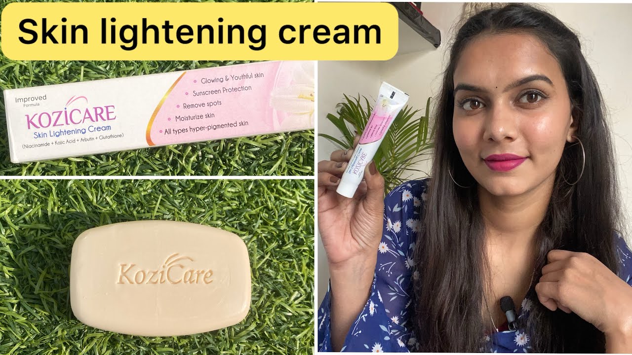 Kozicare skin lightening cream& soap review + demo ||skin lightening ...