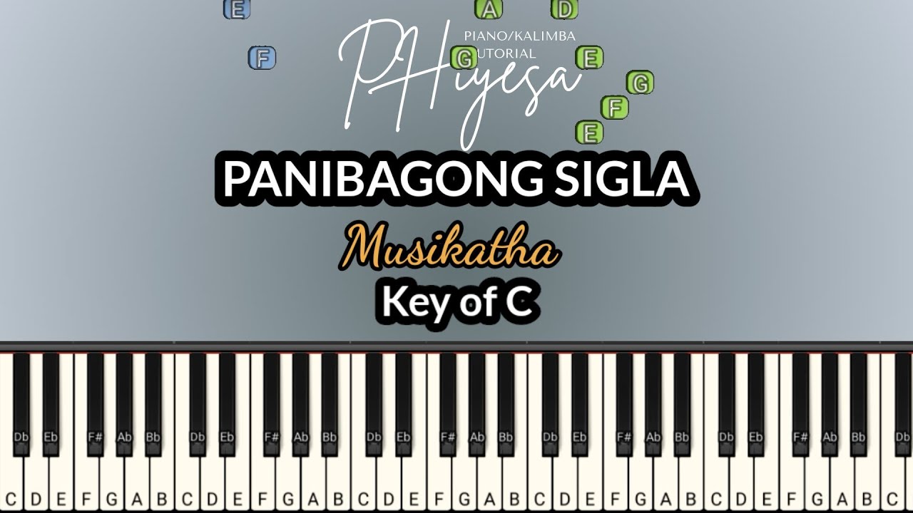 Panibagong Sigla (C) - Musikatha | Piano Tutorial | Synthesia - YouTube