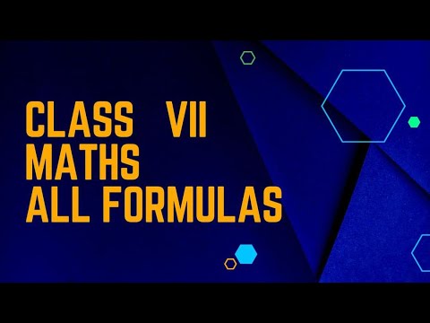 Class 7 maths all formulas 👍🏻 🏻 #youtube#maths#viral#cbse#video - YouTube