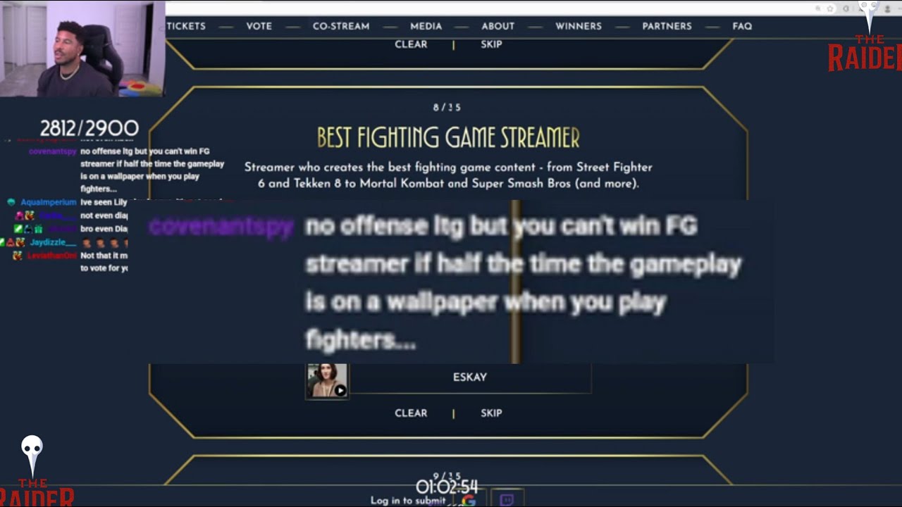 LowTierGod Furious He Wasn’t Nominated For Best FGC Streamer After All ...