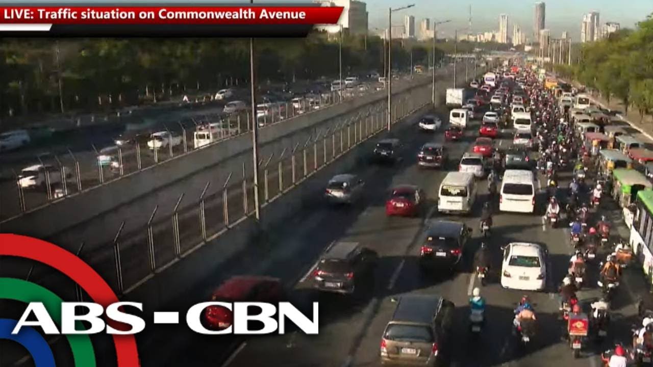 LIVE: Traffic situation on Commonwealth Avenue | ABS-CBN News - YouTube
