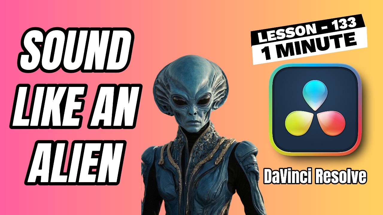 How to make Alien Voice Effect in DaVinci Resolve - Lesson 133 DaVinci ...