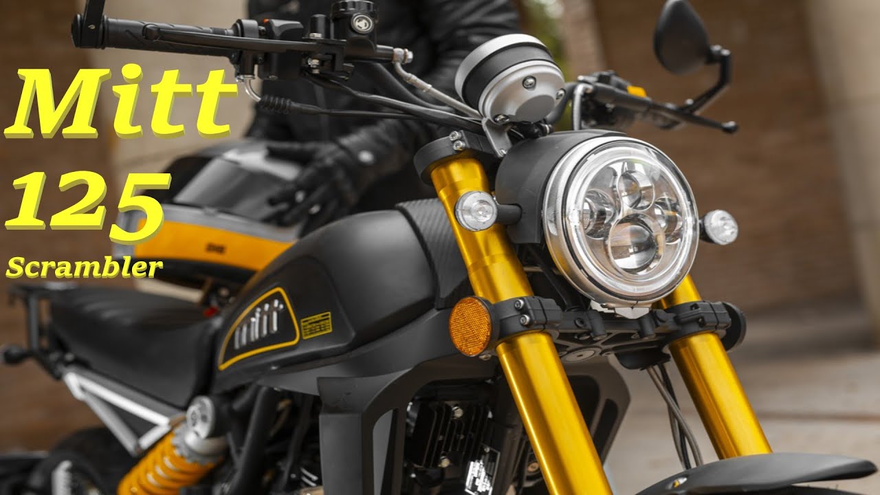 MITT Scrambler 125cc, conheça a MITT MOTORS da EUROPA. - YouTube
