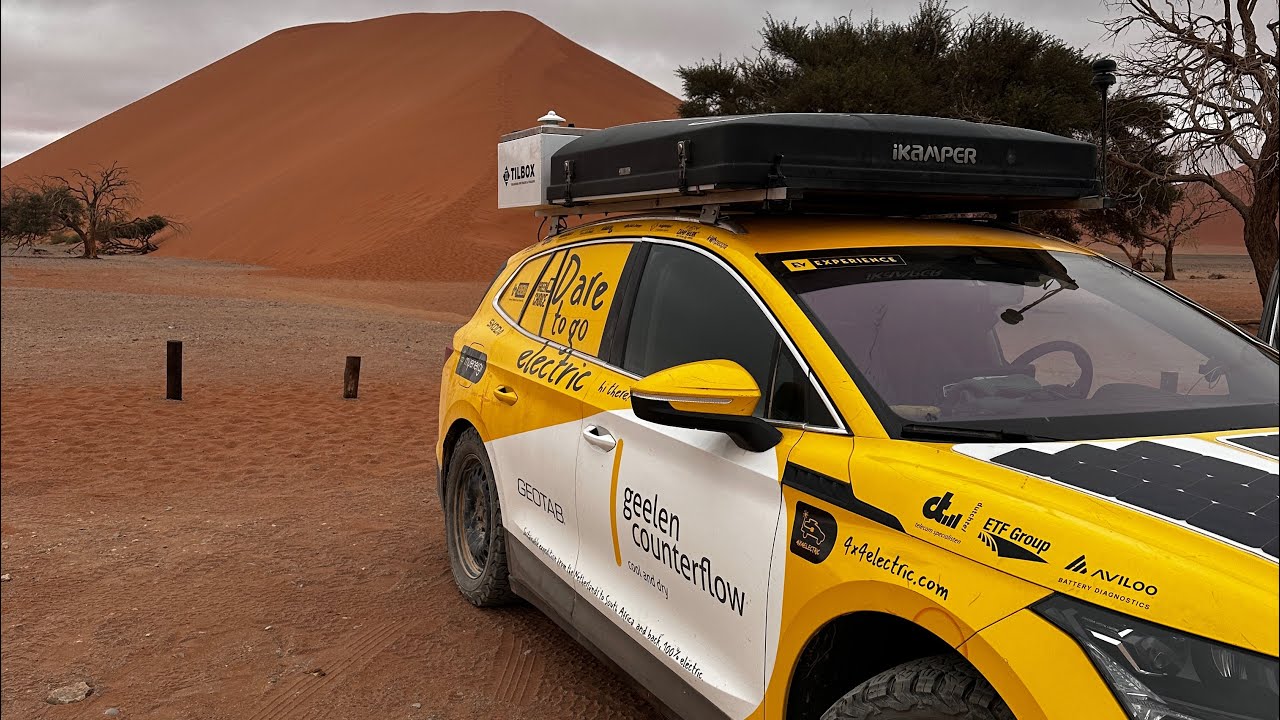 Exploring Namibia's Wilderness with an electric car - YouTube