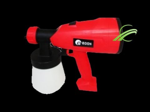Обзор краскопульта электрического Edon JS HH12A - YouTube