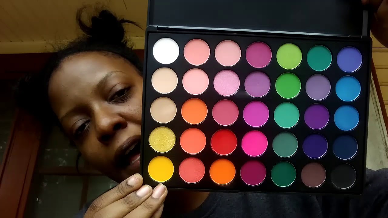 MORPHE 35B PALLET: REVIEW AND SWATCHES - YouTube