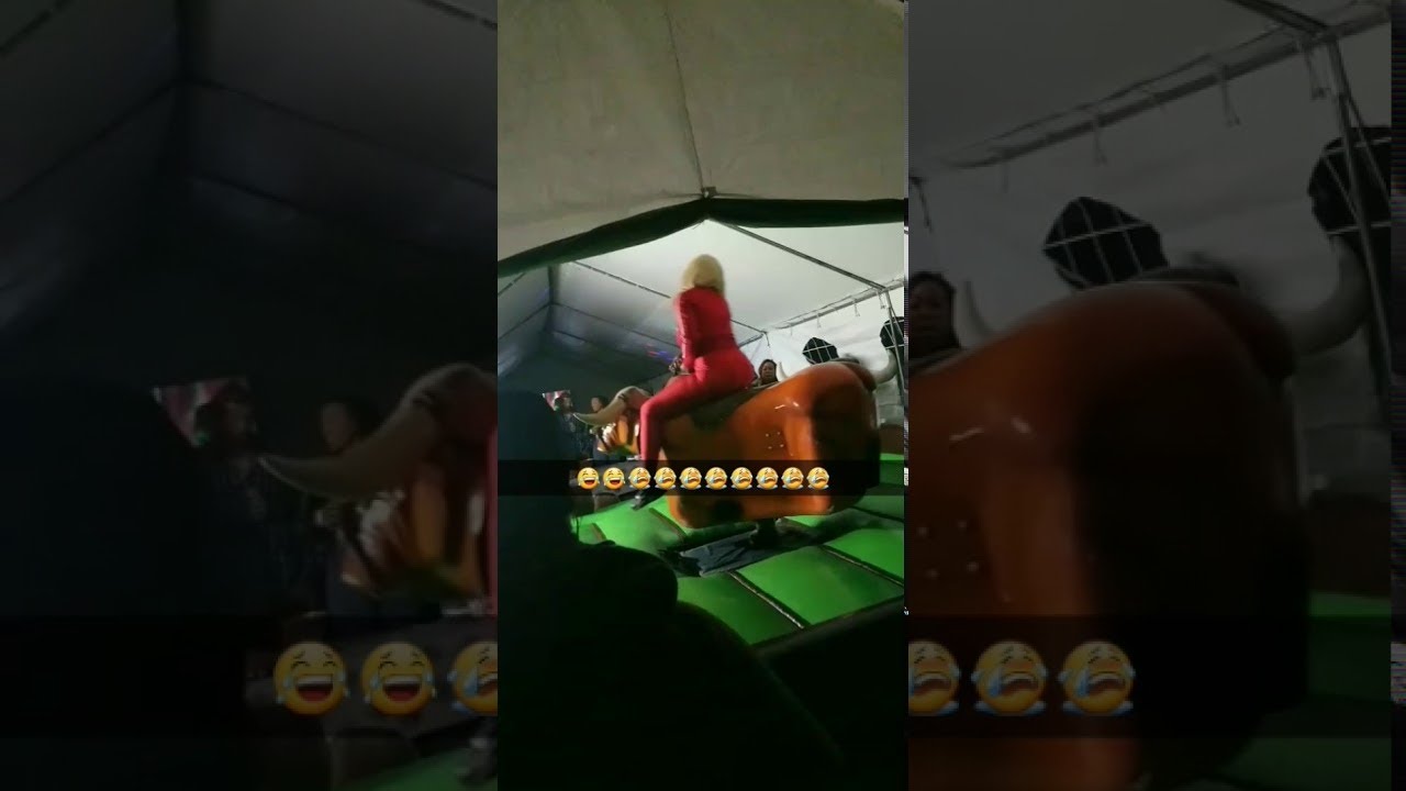 Hairy Ride on a Mechanical Bull || ViralHog - YouTube