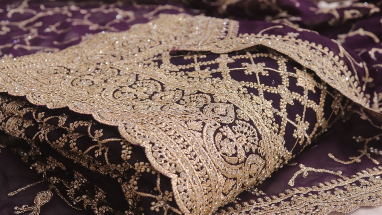 ARNG-3615 “The Russian Violet” Premium Designer Saree||Georgette Fabric ...