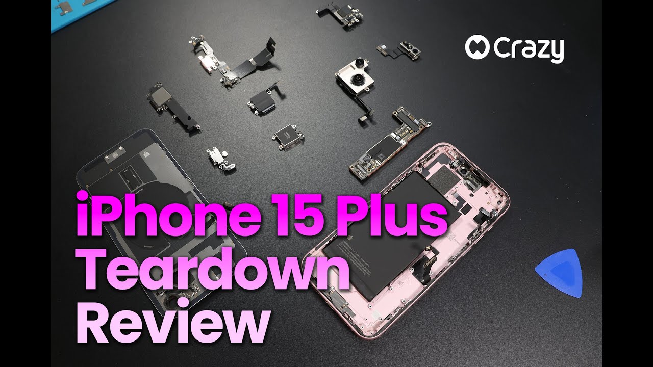Teardown Review for Apple iPhone 15 Repair Crazy Parts - YouTube
