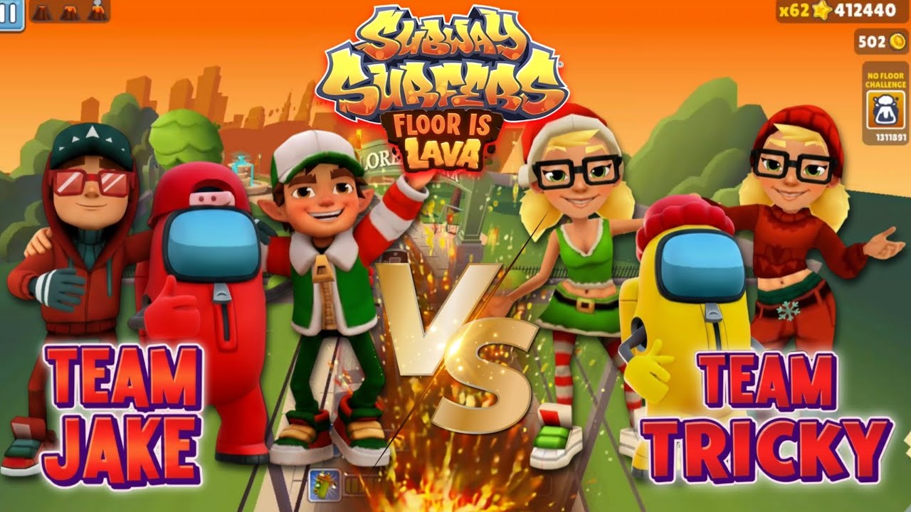 🌋Subway Surfers Jake vs Tricky in the Floor Is Lava Challenge! Which ...