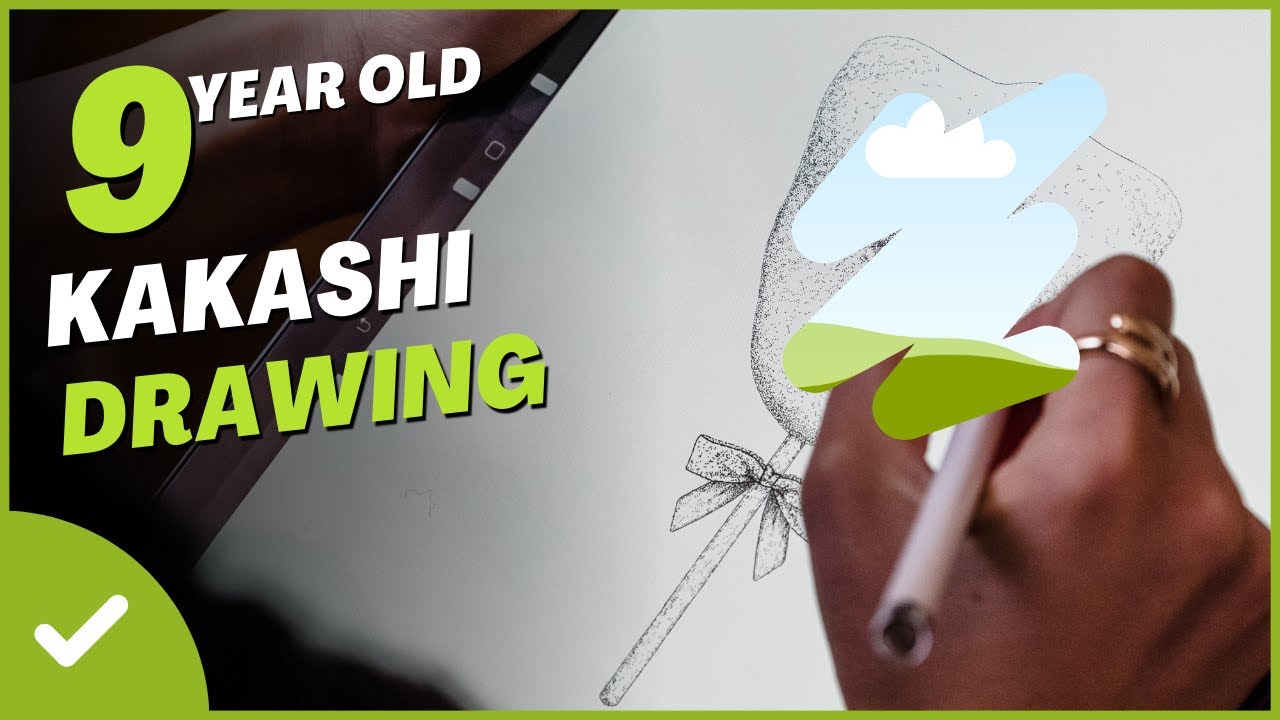 How to Draw Kakashi Hatake | Naruto Drawing Tutorial by a 9-Year-Old ...