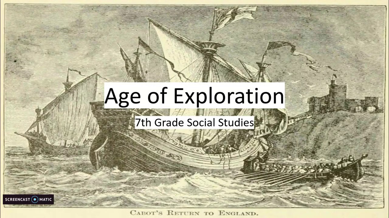 Age of Exploration: The Reasons Why Discussion (7th Grade Social ...