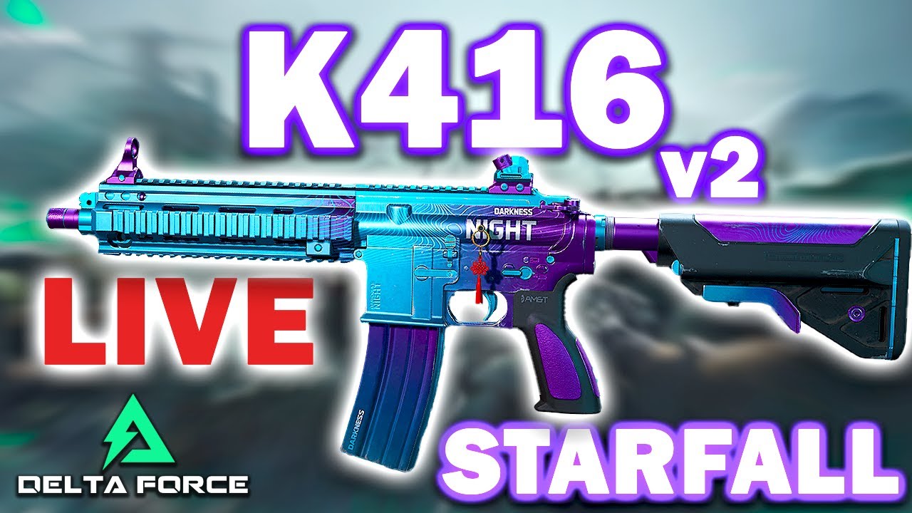 Delta Force - K416 (S2 Revisit) Live! & Chat Build Challenges - YouTube