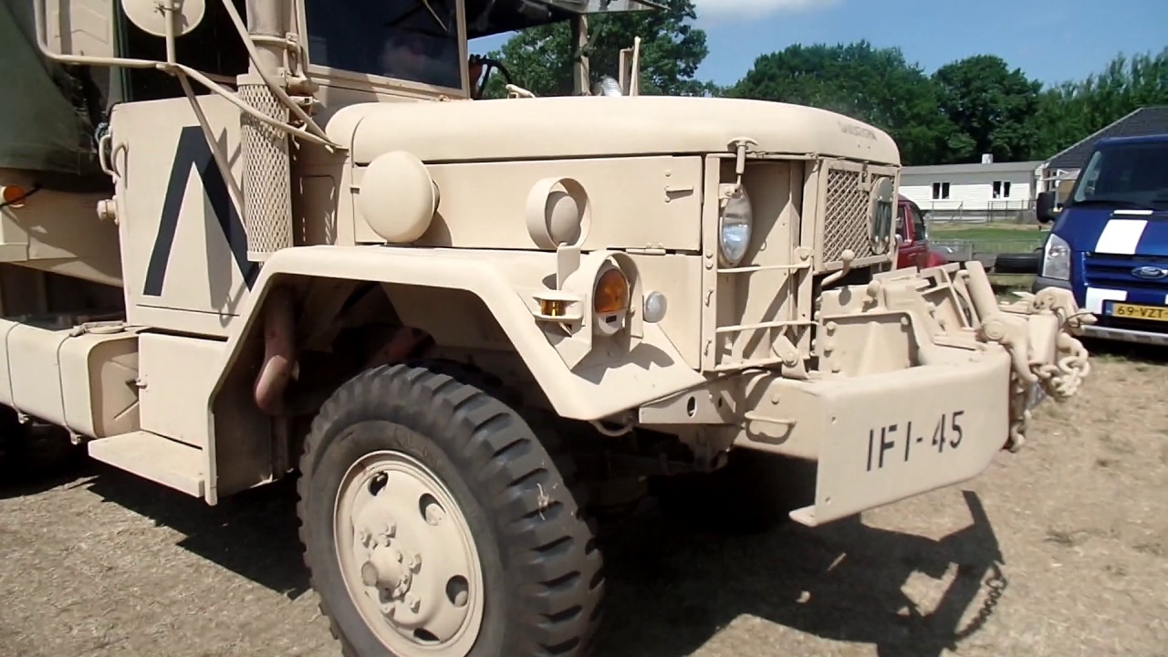 THE ENGINE OF ALL FUELS RUNS REO M35A - YouTube