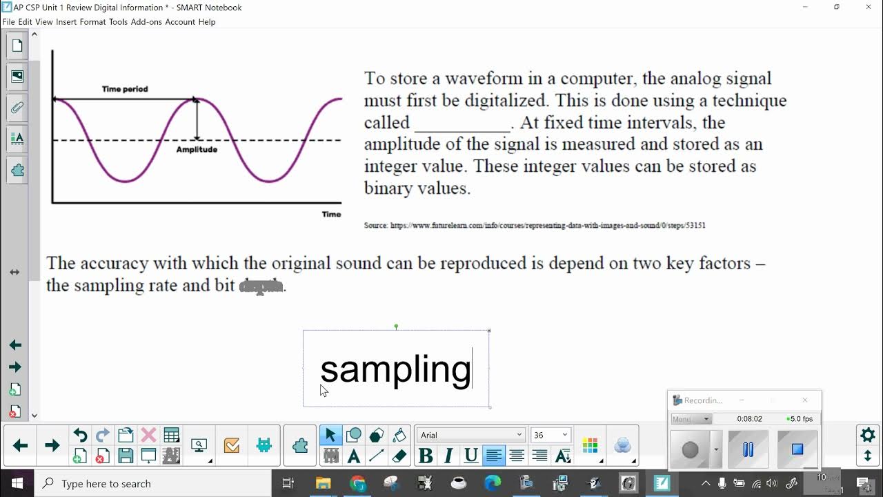 AP CSP Unit 1 Review Data Representation B - YouTube