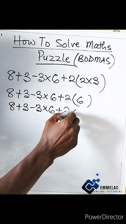 How to Solve Maths Puzzle Using BODMAS. #mathspuzzlewithanswer # ...