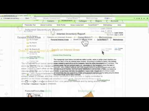 Understanding Your Interest Inventory Results - YouTube