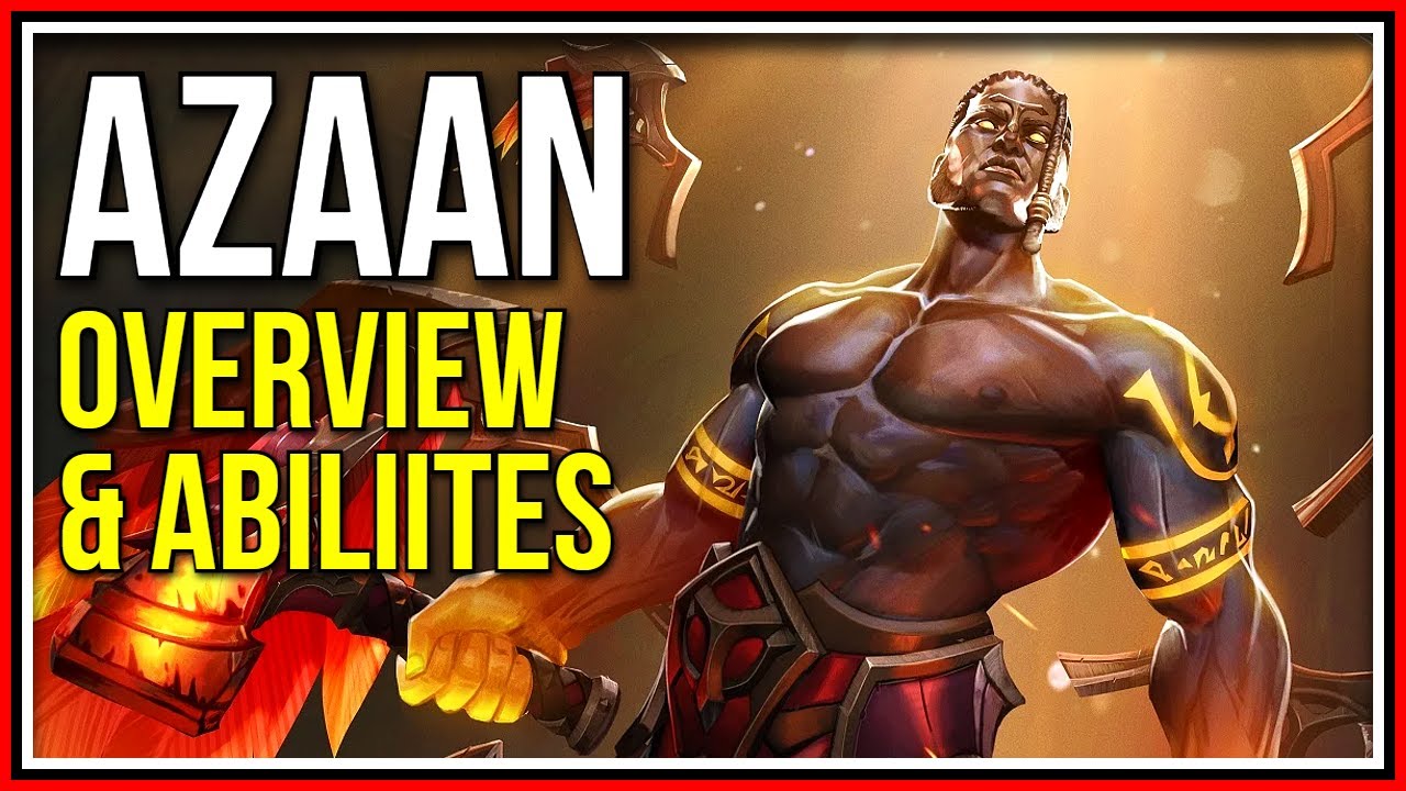 NEW Champion AZAAN! - Abilities, Talents, Loadouts, and Skins - YouTube