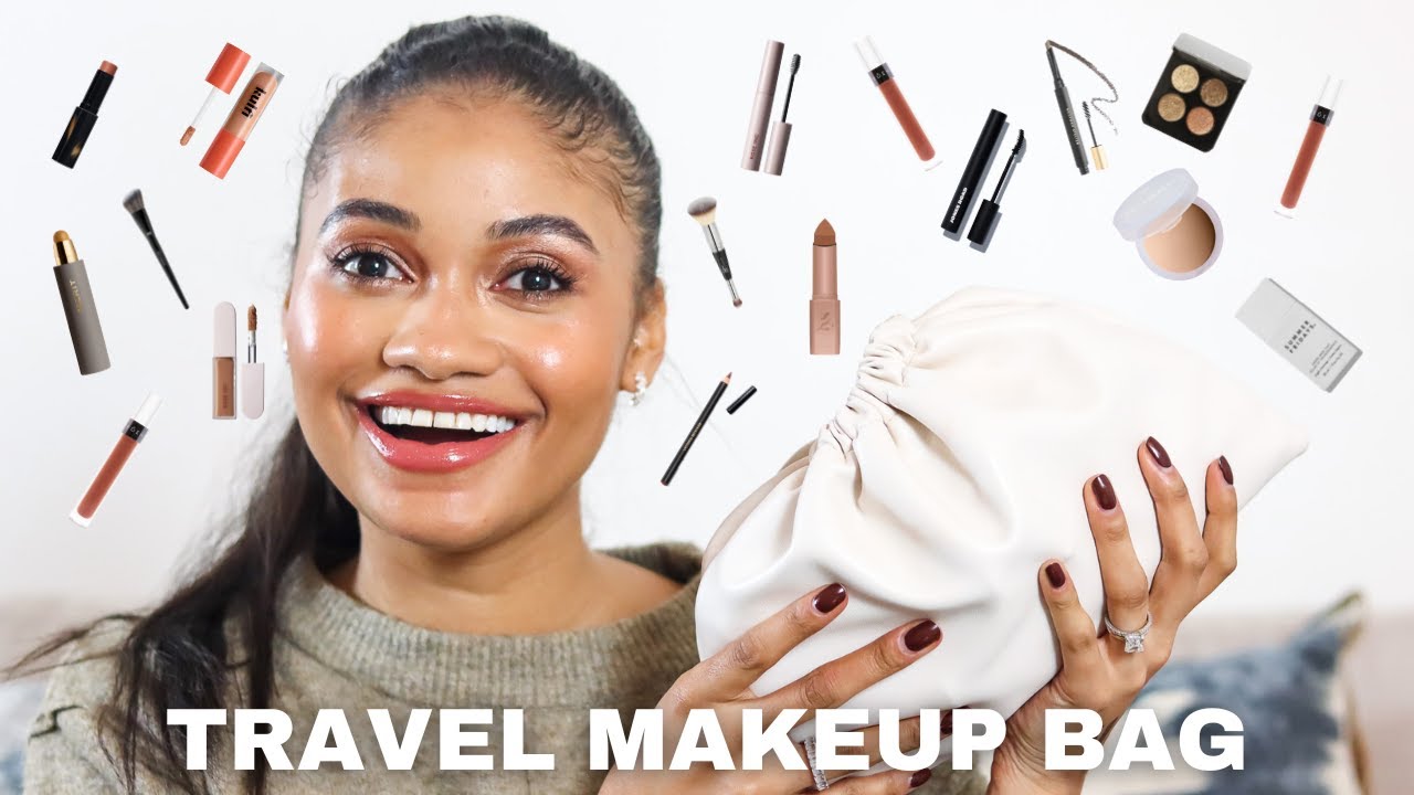 MY TRAVEL MAKEUP BAG // my travel makeup bag essentials and travel ...