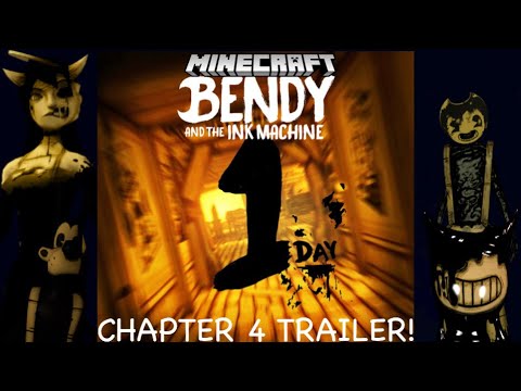 BENDY AND THE INK MACHINE CHAPTER 4 TRAILER [BATIM CH4 MINECRAFT ...