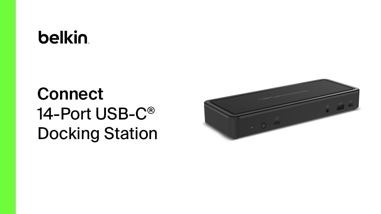 Belkin Connect 14-Port USB-C Docking Station, 65W (Chromebook Certified ...
