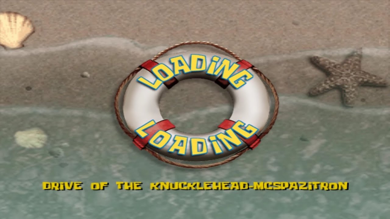 SpongeBob movie game Drive of the knucklehead mcspazatron - YouTube