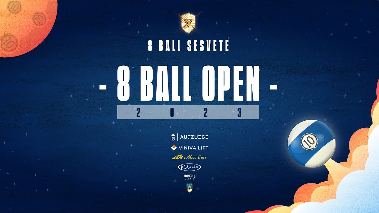 8 Ball Open 2023. - 3. day - YouTube