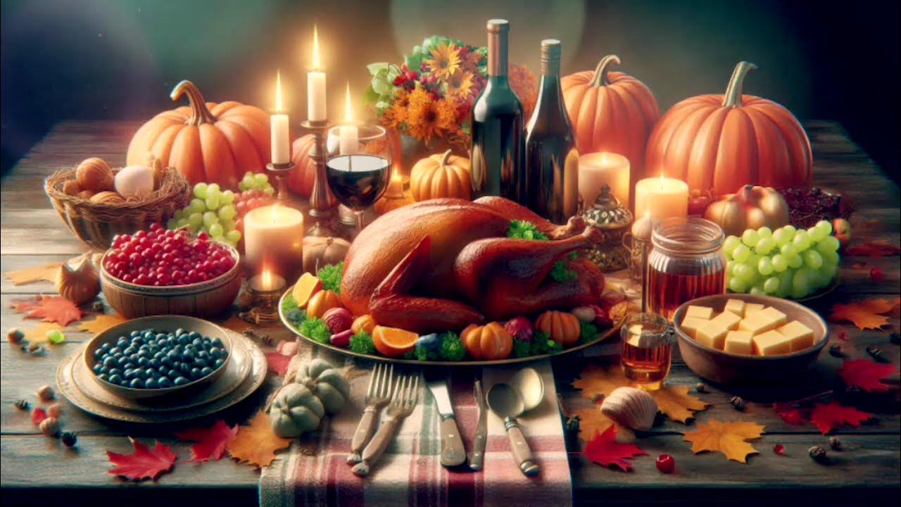 Relaxing Music for Thanksgiving Day, Cozy Fall November Ambient Music ...