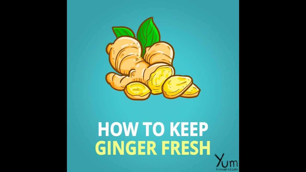 How to Keep Ginger Fresh - YouTube
