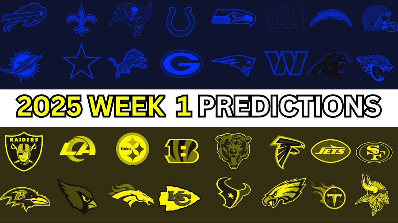 NFL Week 1 Kickoff: Every Game Picked! (My New Weekly Show!) - YouTube