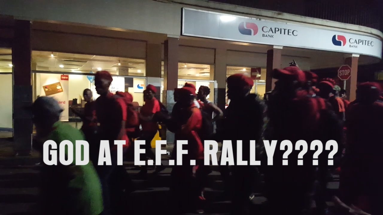 God at EFF rally??? - YouTube
