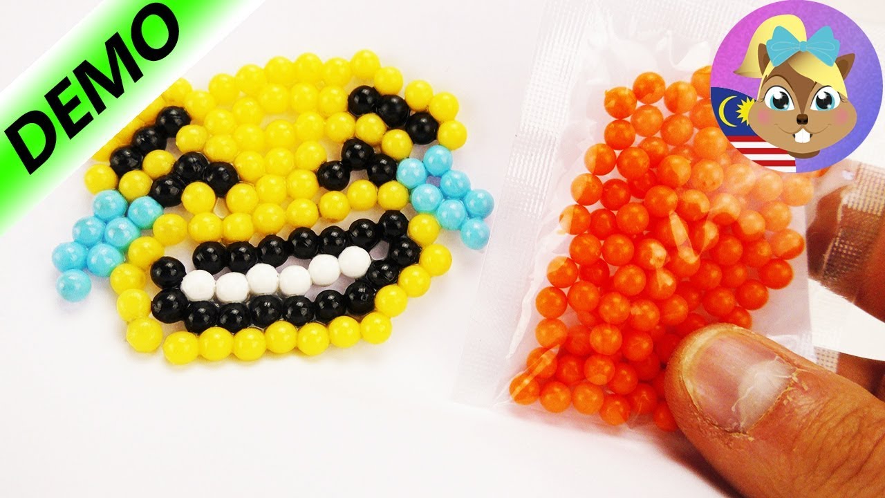 Buat SMILEY KETAWA dengan AQUABEADS | Tutorial - YouTube