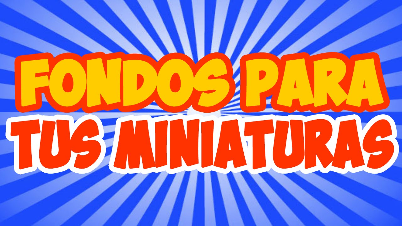 Descarga Pack de Fondos para tus Miniaturas - Mega - YouTube