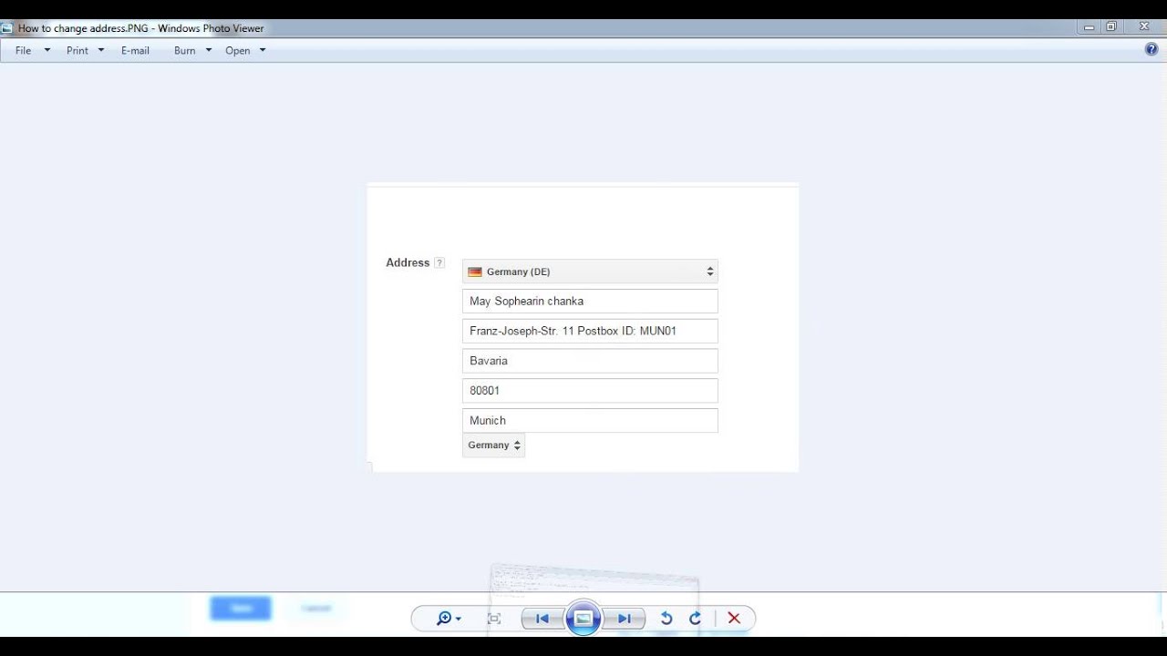 How to Change Address for Germany - YouTube