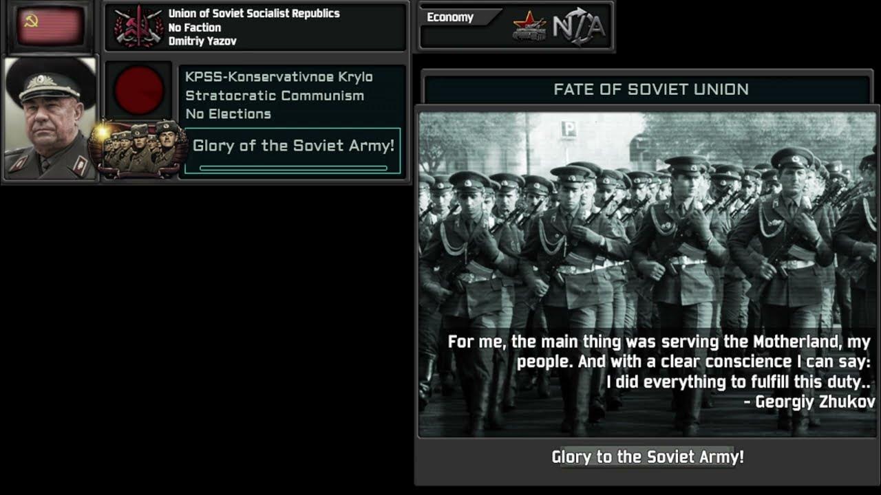 TNO Custom Super Event: Yazov's USSR (Fate of Russia/USSR in Iron Sturm HOI 4) - YouTube