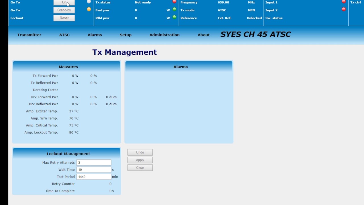 Graphical user interface (GUI) Syes Transmitters - YouTube