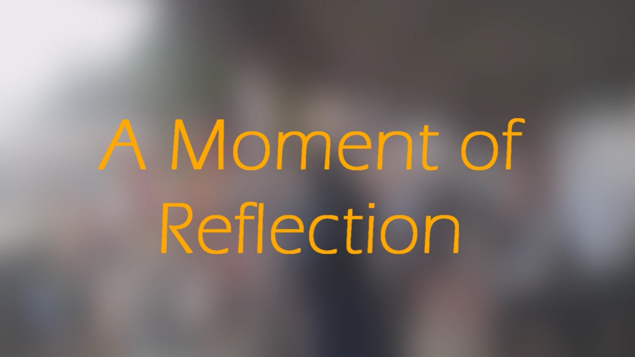 A Moment of Reflection - YouTube