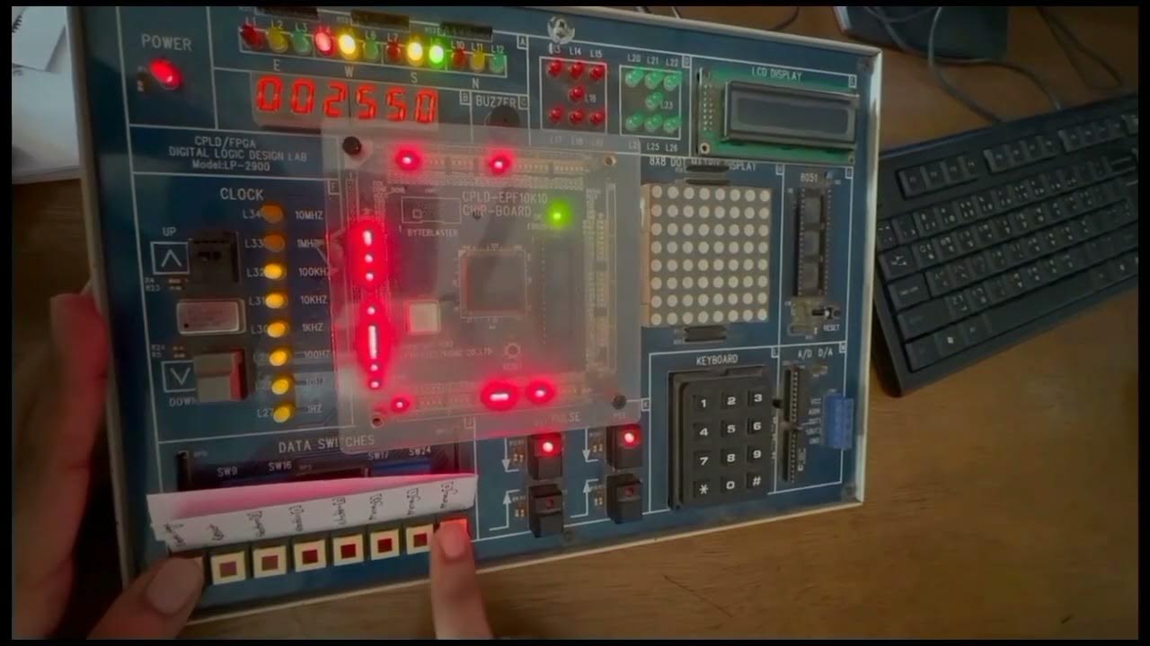 FSM Based Ticket Vending Machine (TVM) using FPGA - YouTube