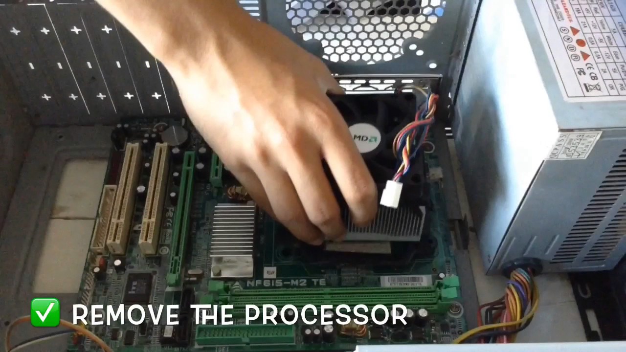 HOW TO DISASSEMBLE CPU - YouTube