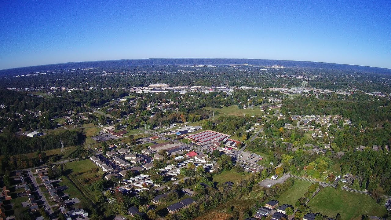 1000 foot view with drone non DJI - YouTube