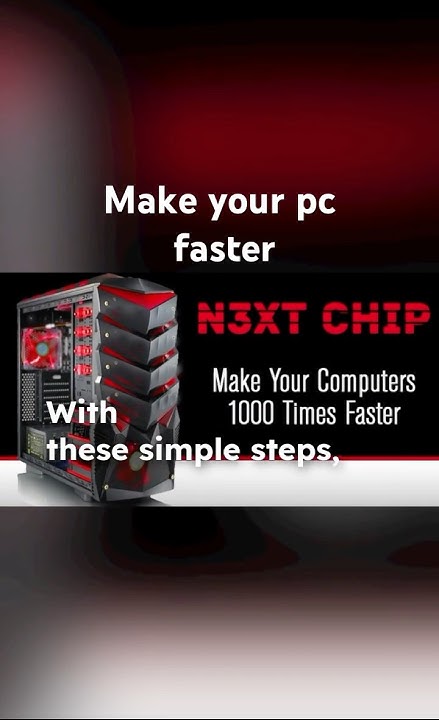 How to make your pc run faster and better! - YouTube