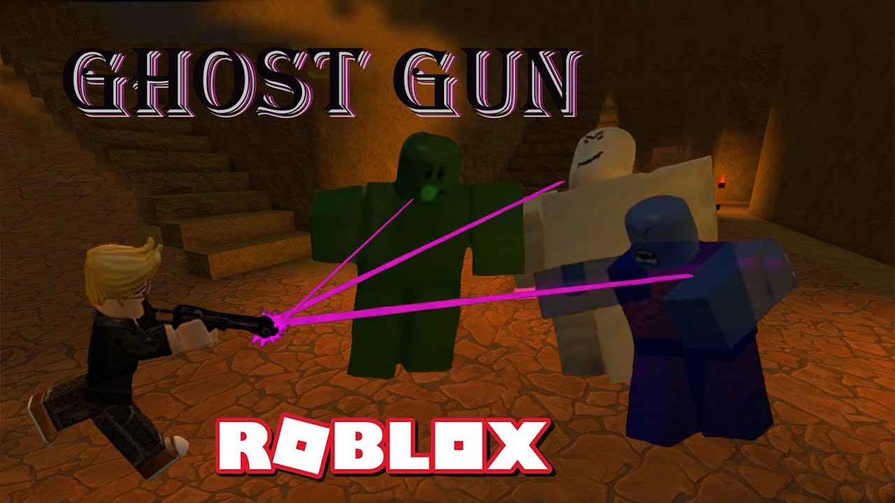 [HD] GHOST GUN ~ ROBLOX ZOMBIE ATTACK WEAPON REVIEW IN REAL GAMEPLAY ...