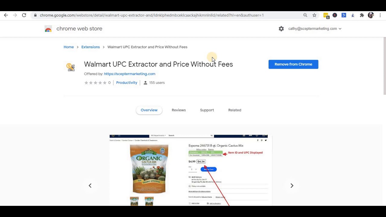 How to Add the Walmart UPC and Price Without Fees Extension from Chrome ...