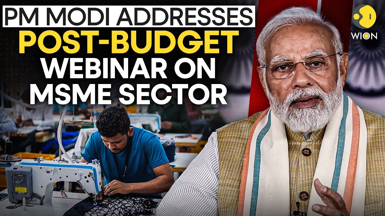 PM Modi LIVE: PM Modi Addresses Post-budget Webinar On MSME Sector ...