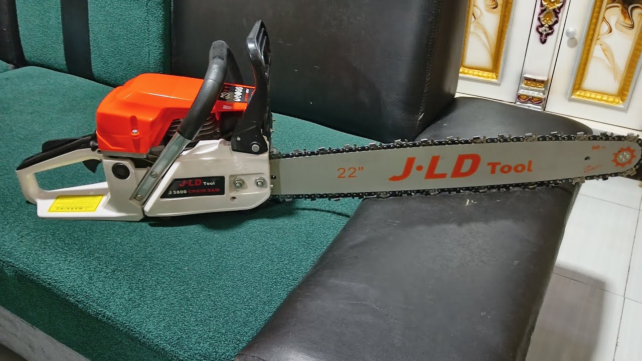 Tes Mesin Senso / Mesin potong kayu Jld Tool 58cc - YouTube