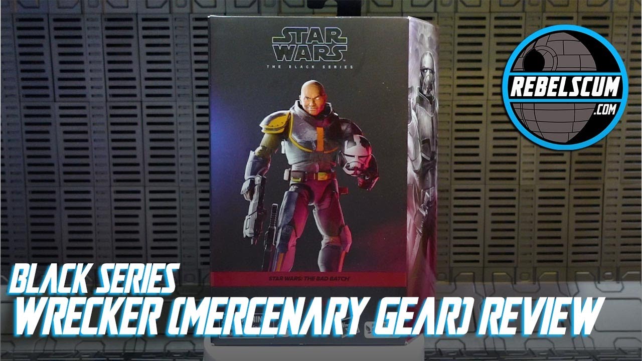 Star Wars Black Series Wrecker (Mercenary Gear) Action Figure Review ...