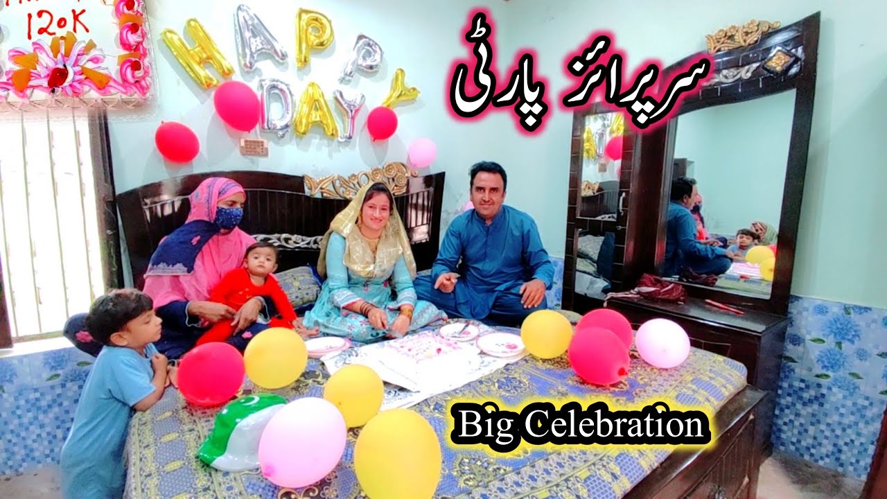 Big Celebration Surprised Party Arranged 120K Subscriber,s Completed ...